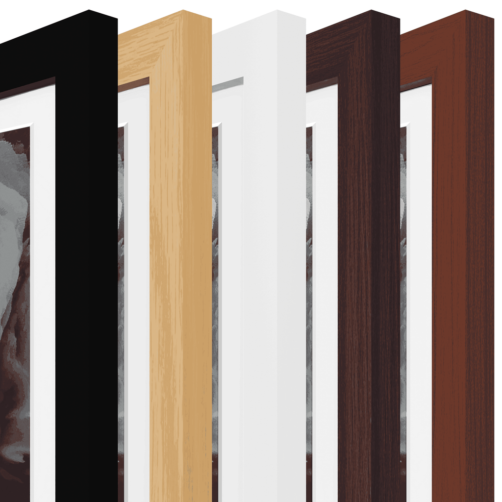 24x36 Wood Frame, Matted to 20x30 and 18x24, Glass Front | Frame Amo