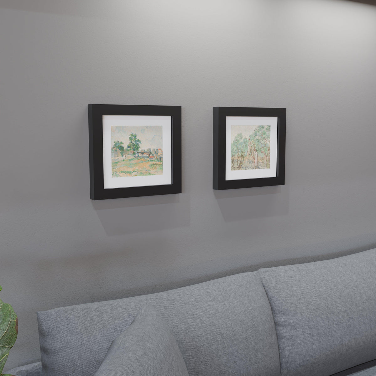 11x12 Frame Matted to 8x9 – Solid Wood Poster Frame with Tempered Glass ...