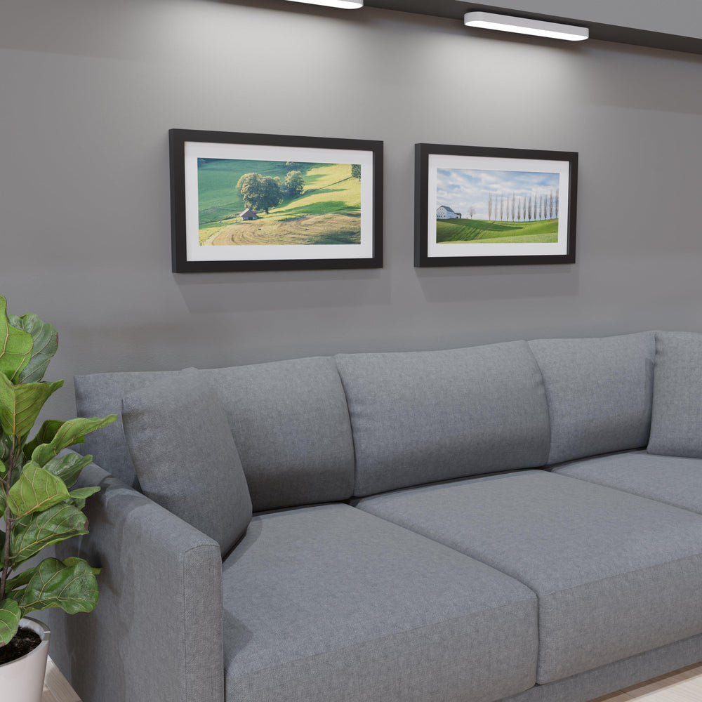 16x30 Frame Matted to 12x26 – Solid Wood Poster Frame with Tempered ...