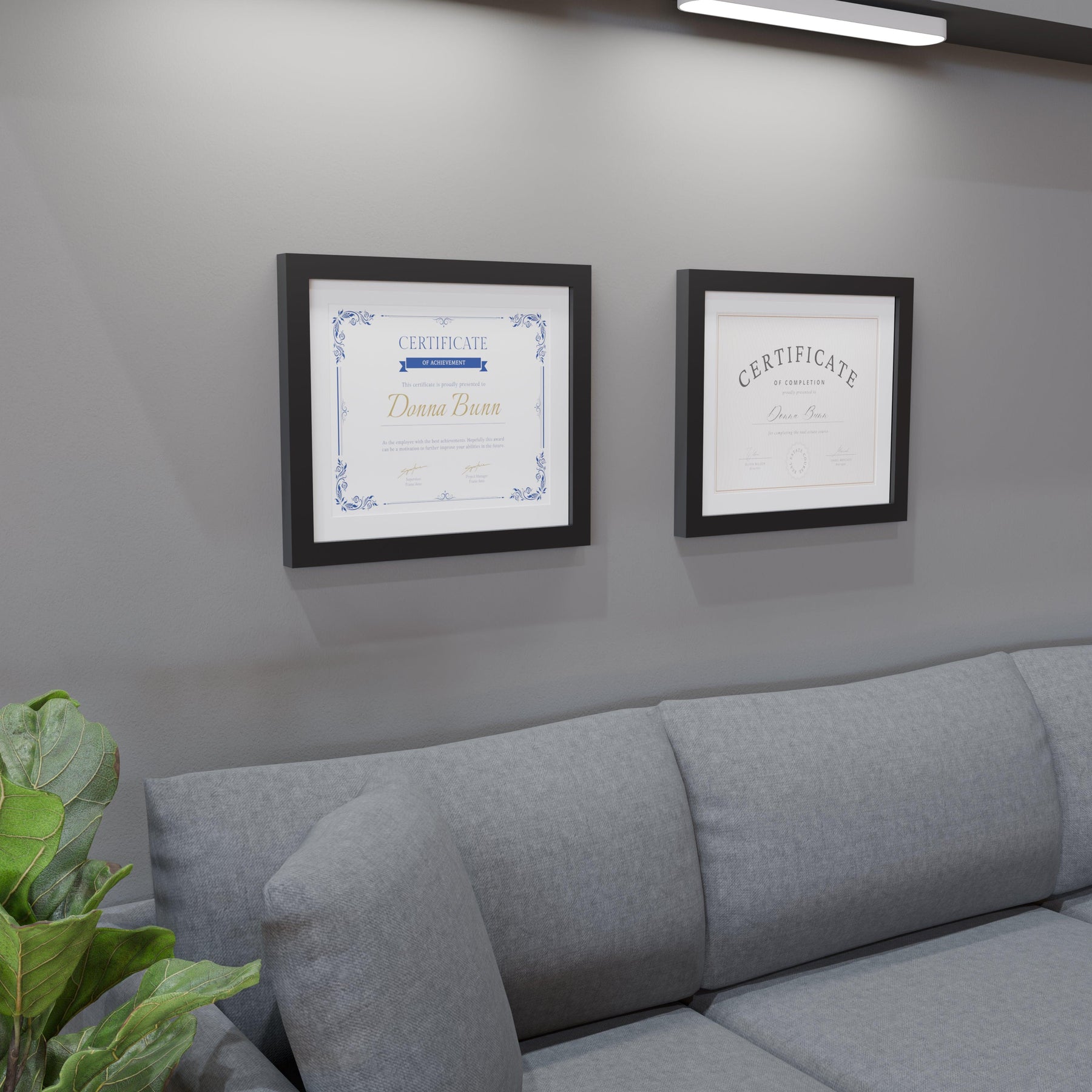 17x20 Frame Matted to 14x17 – Solid Wood Poster Frame with Tempered ...