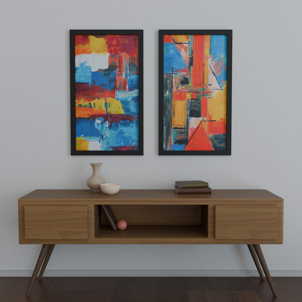 20x36 Frame Matted to 16x32 – Solid Wood Poster Frame with Tempered ...