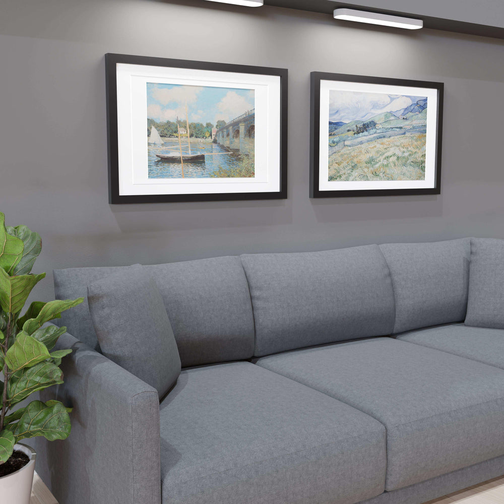 24x36 Wood Frame, Matted to 20x30 and 18x24, Glass Front | Frame Amo